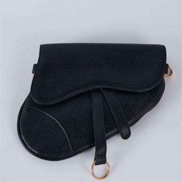 Luxe Label | Bags | Mya Asymmetrical Shoulder Bag Black | Poshmark
